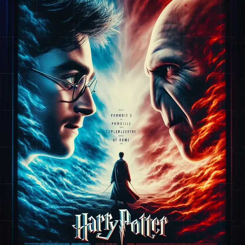 Hero Vs Villain Movie Posters DALL·E Prompt | PromptBase