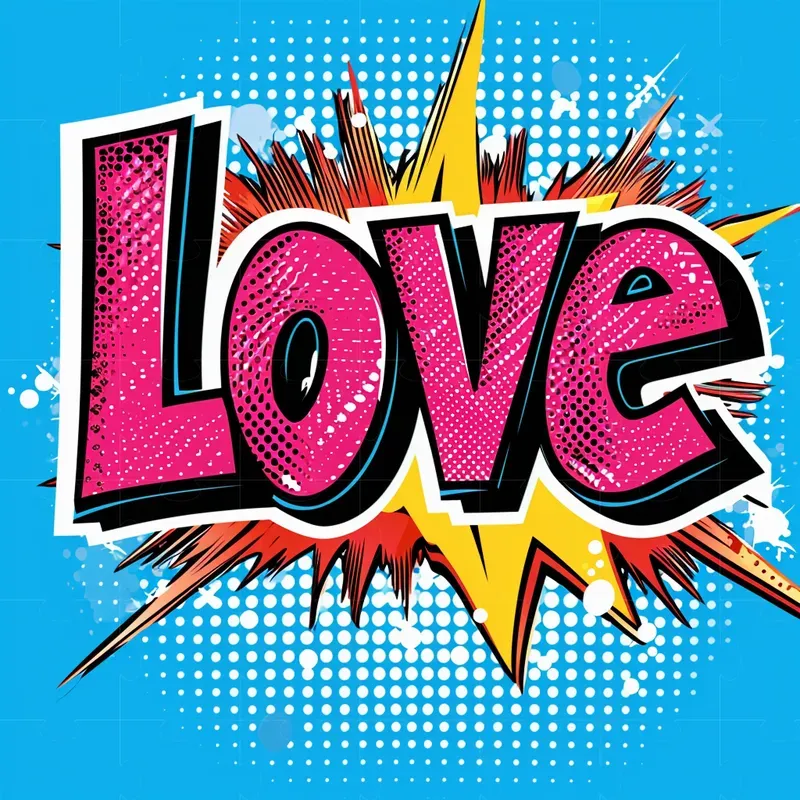 Comic Style Expressive Texts Midjourney Prompt | PromptBase