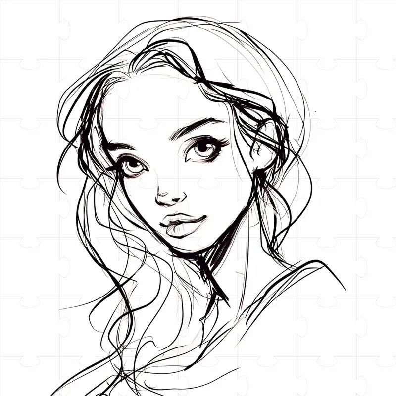 Bold Line Sketches Midjourney Prompt | PromptBase