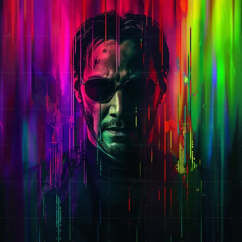 Movie Posters In Colorful Layers Midjourney Prompt | PromptBase