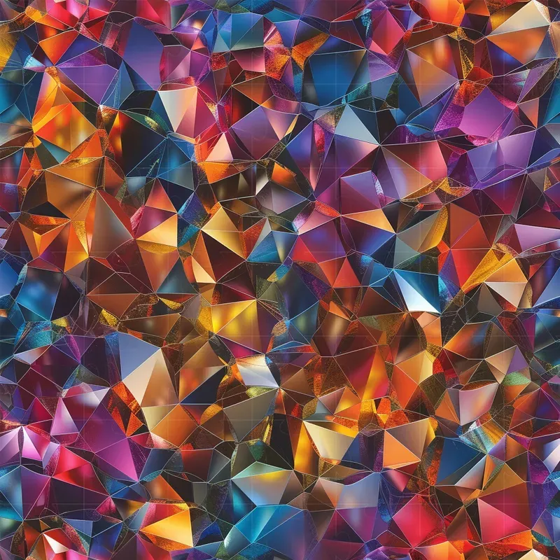 Seamless Refracted Prisms Patterns Midjourney Prompt | PromptBase