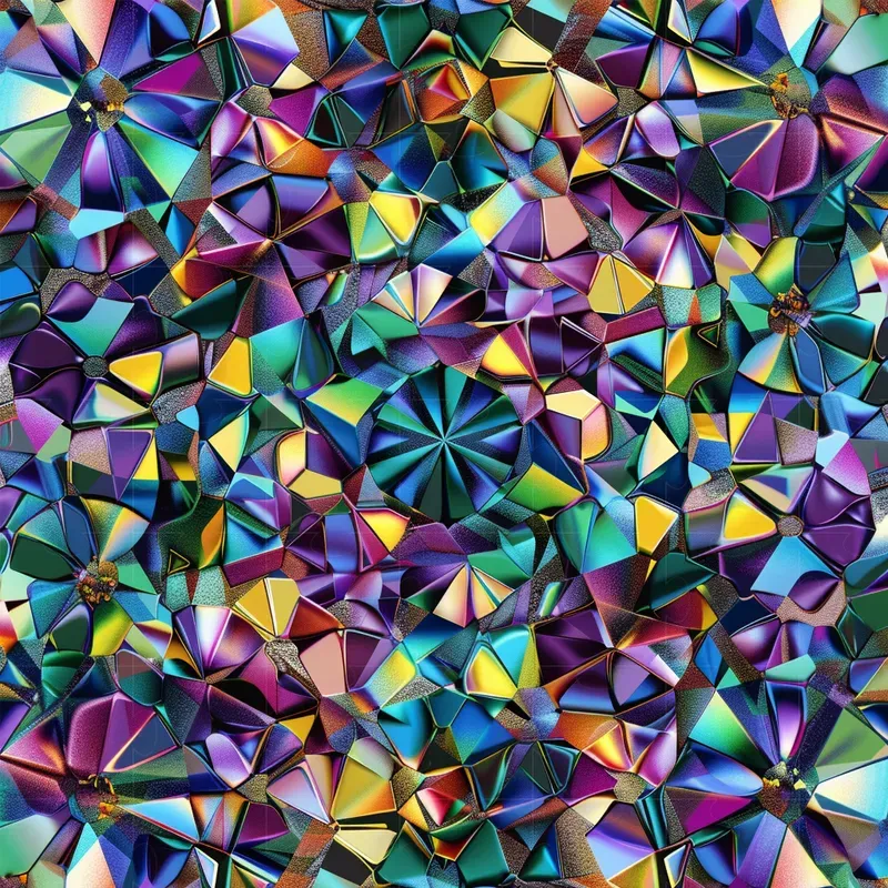 Seamless Refracted Prisms Patterns Midjourney Prompt | PromptBase