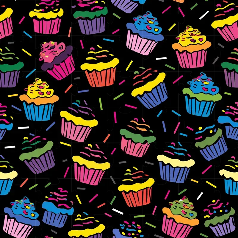 Vibrant Cartoons Style Seamless Patterns Midjourney Prompt | PromptBase