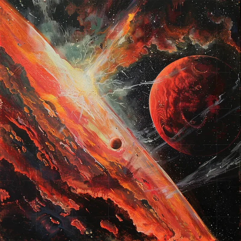 Realistic Cosmic Paintings Midjourney Prompt | PromptBase