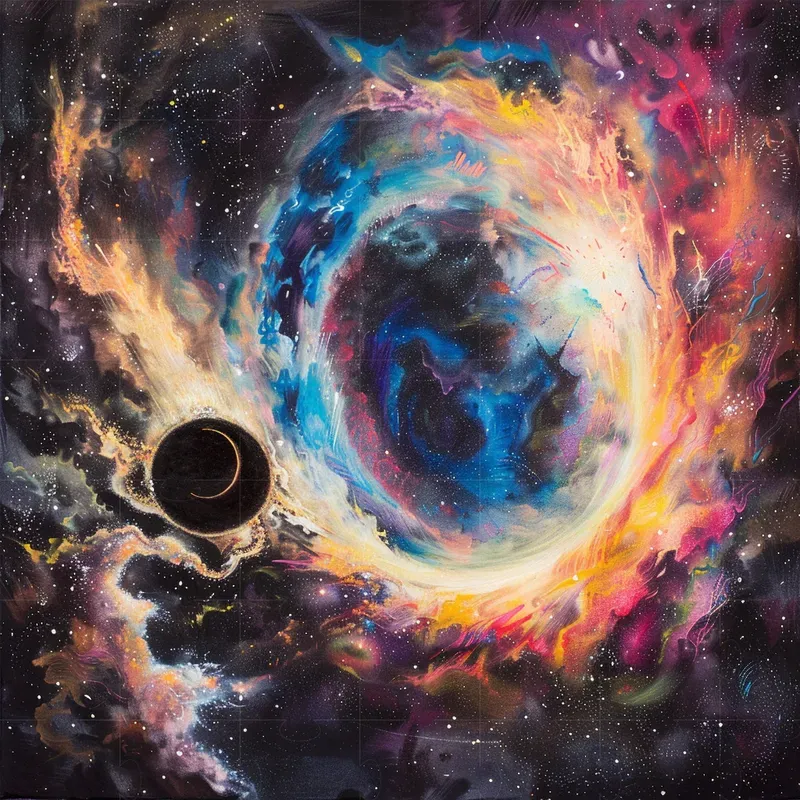 Realistic Cosmic Paintings Midjourney Prompt | PromptBase