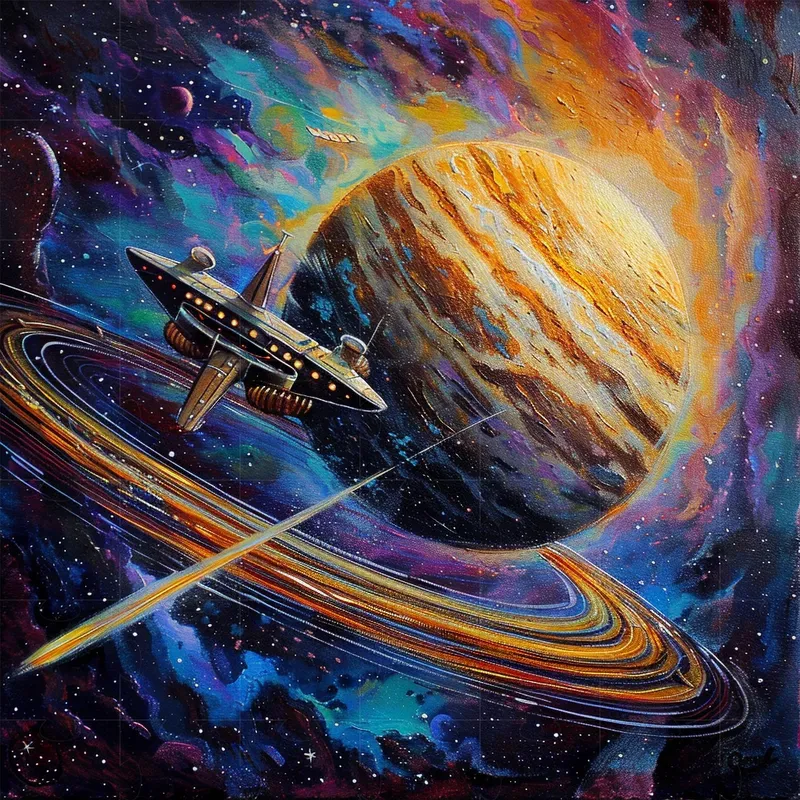 Realistic Cosmic Paintings Midjourney Prompt | PromptBase