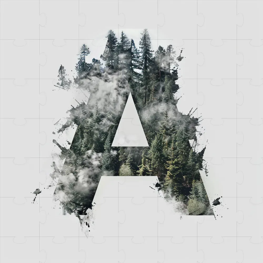 Double Exposure Text Letters Numbers Midjourney Prompt | PromptBase