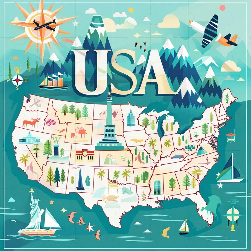 Tourist Maps In Cartoon Style Midjourney Prompt | PromptBase