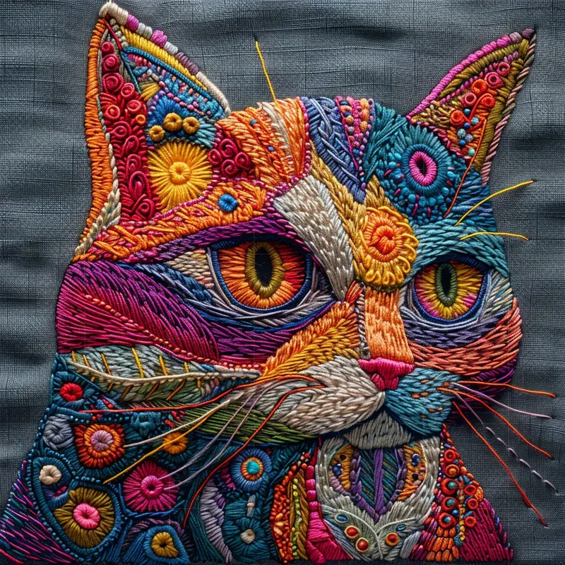 Realistic Embroidery Designs Midjourney Prompt | PromptBase