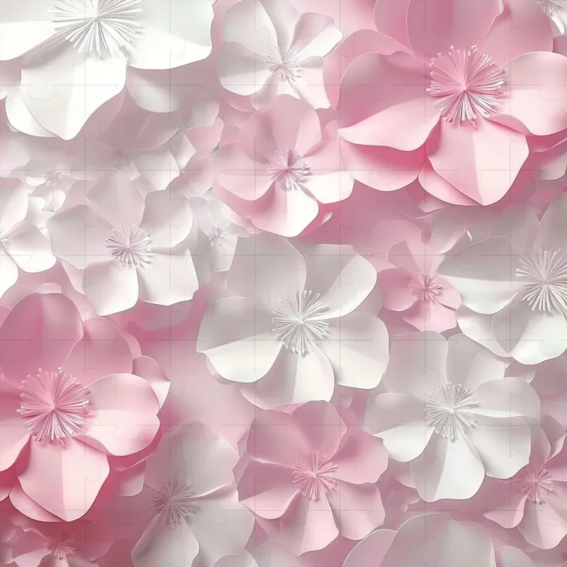 3D Floral Paper Patterns Artworks Midjourney Prompt | PromptBase