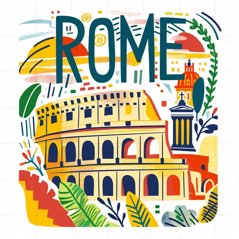Colorful Pop Art Travel Posters Midjourney Prompt | PromptBase