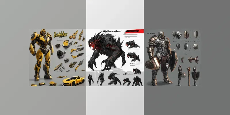 3d Character Sheet For Every Game Generator App | PromptBase