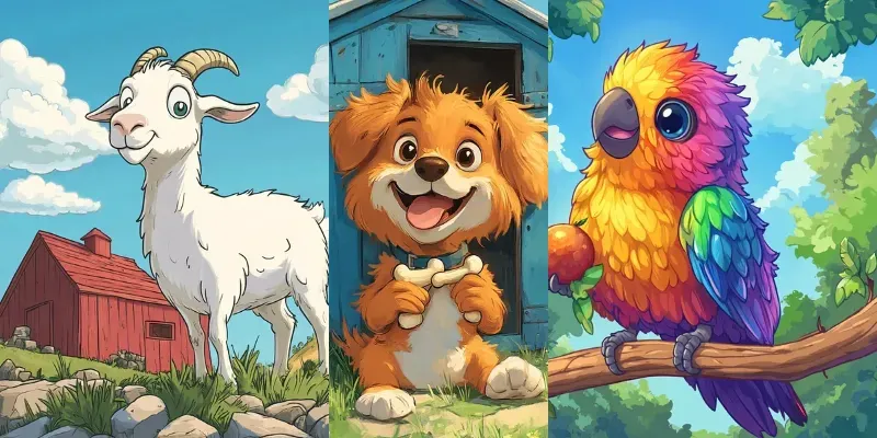 Comic Style Kids Story Book Illustration Generator App | PromptBase