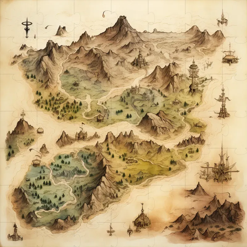 Isometric Maps Midjourney Prompt | PromptBase