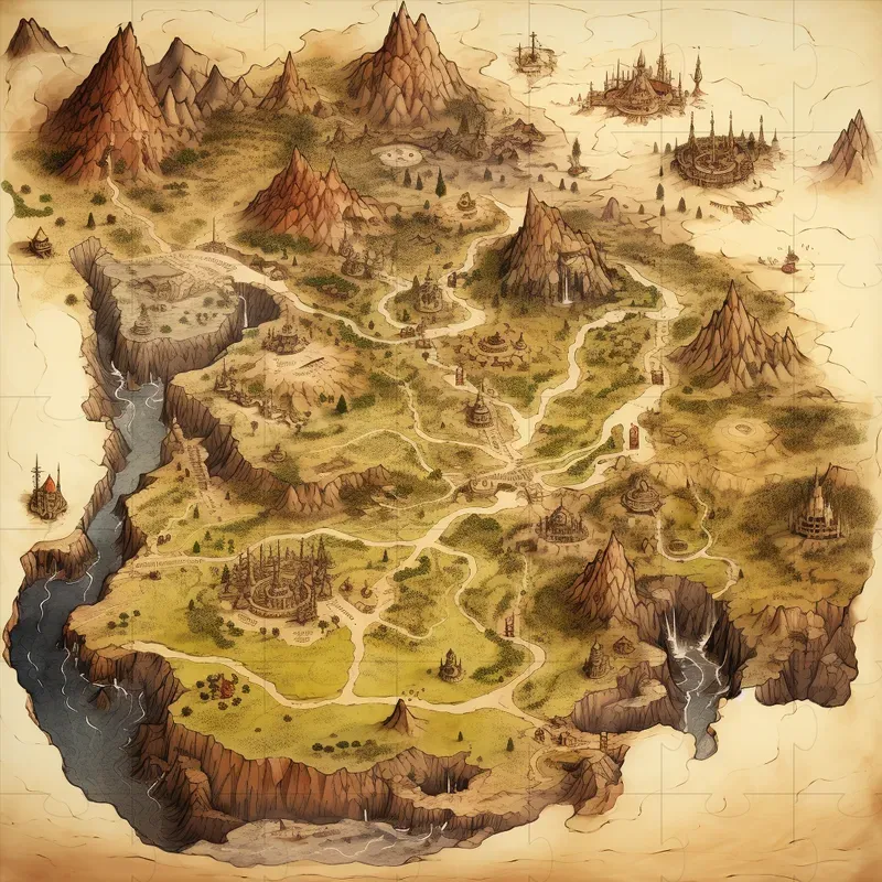 Isometric Maps Midjourney Prompt | PromptBase