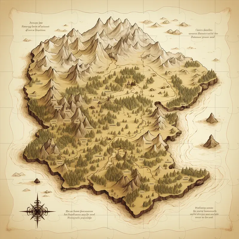 Isometric Maps Midjourney Prompt | PromptBase