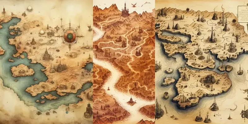 Isometric Maps Midjourney Prompt | PromptBase