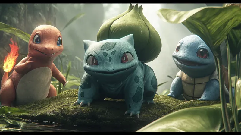 Hyperrealistic Pokemon Scenes Midjourney Prompt | PromptBase