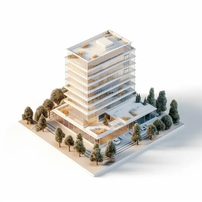 Isometric Building Models Midjourney Prompt | PromptBase