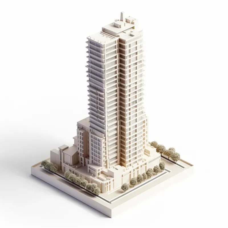 Isometric Building Models Midjourney Prompt | PromptBase