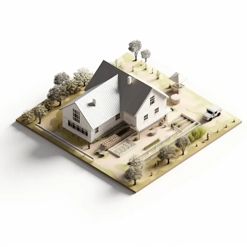 Isometric Building Models Midjourney Prompt | PromptBase