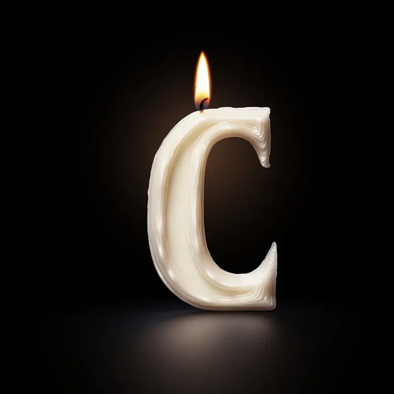 Candle Letters Midjourney Prompt | PromptBase