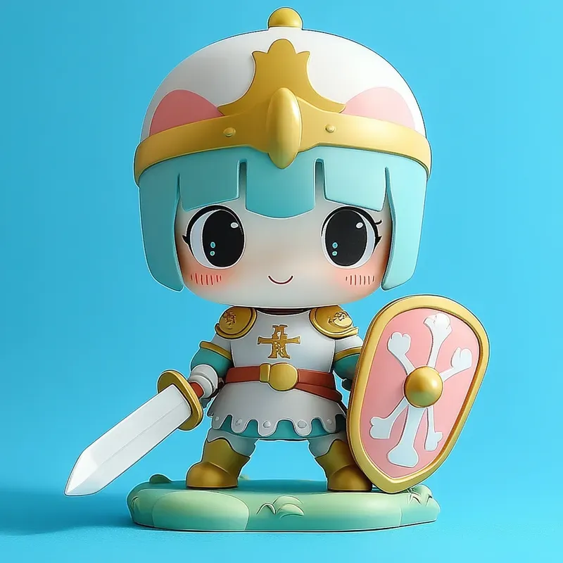 Cute Epic Characters In 3D Style Midjourney Prompt | PromptBase
