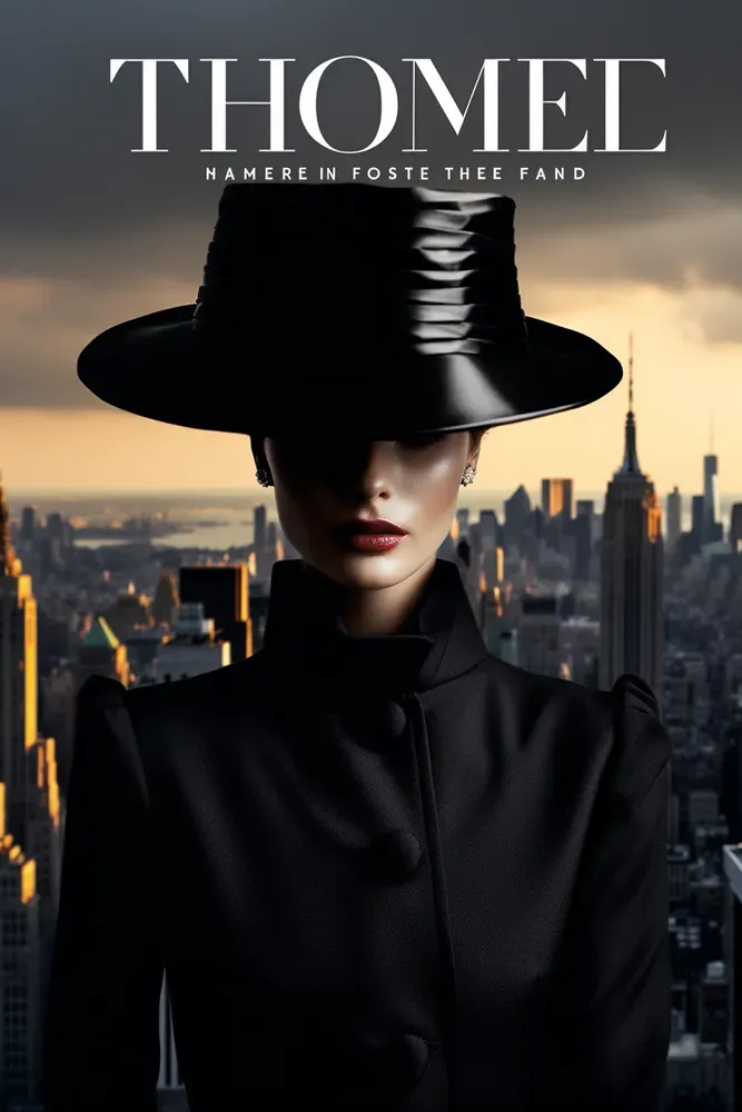 Title Vogue Elegances Iconic Fashion Ma Midjourney Prompt | PromptBase