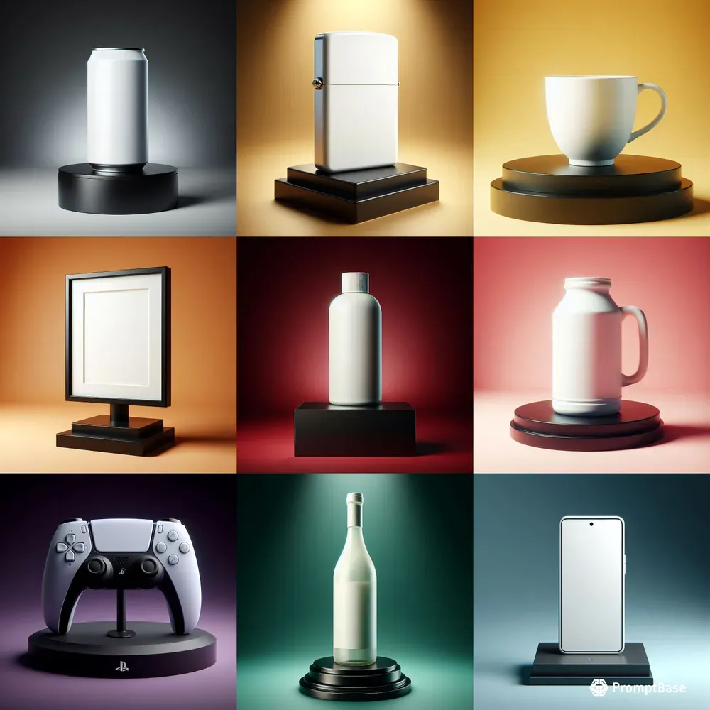 Showcase Sample Mockups DALL·E Prompt | PromptBase