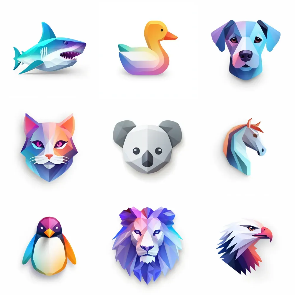 Animals Icons Midjourney Prompt | PromptBase