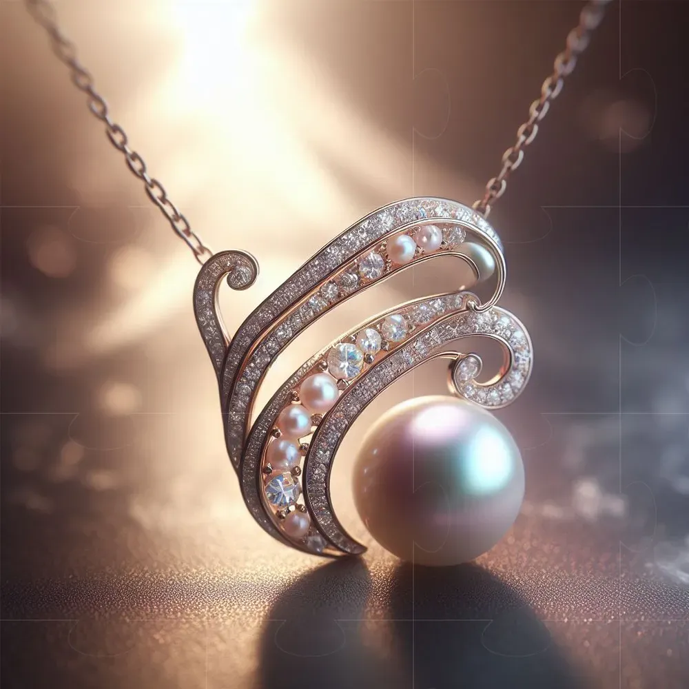 Dazzling Pearl Pendant Designs DALL·E Prompt | PromptBase