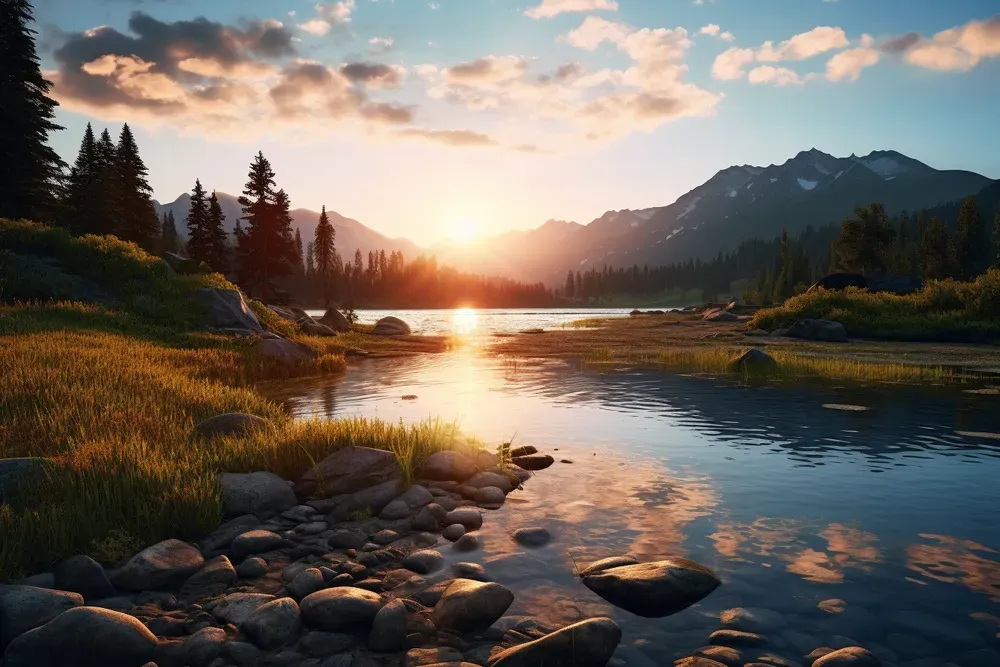 Realistic Landscapes Midjourney Prompt | PromptBase