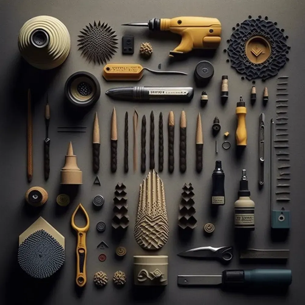 Knolling Images Photos Midjourney Prompt | PromptBase