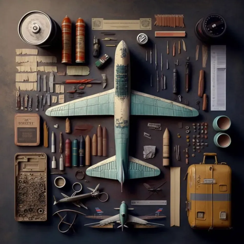 Knolling Images Photos Midjourney Prompt | PromptBase