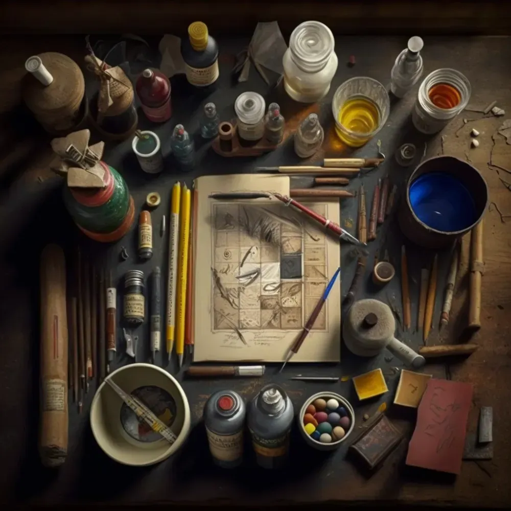 Knolling Images Photos Midjourney Prompt | PromptBase