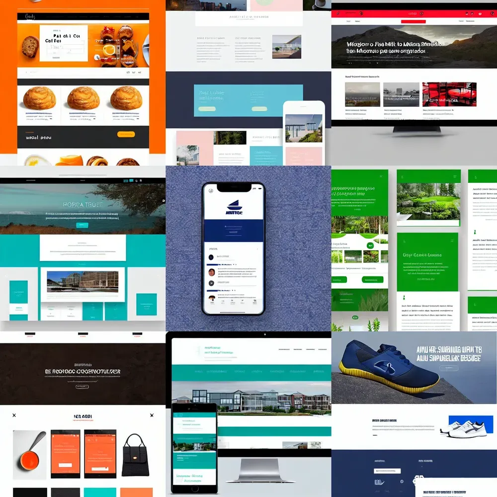 Ui Designs For Websites Stable Diffusion Prompt | PromptBase