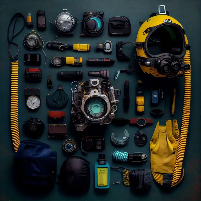 Beautiful Knolling Displays Midjourney Prompt | PromptBase