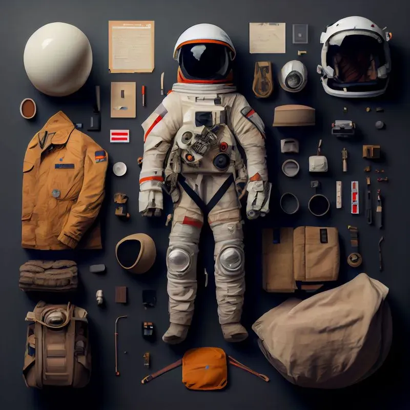 Beautiful Knolling Displays Midjourney Prompt | PromptBase