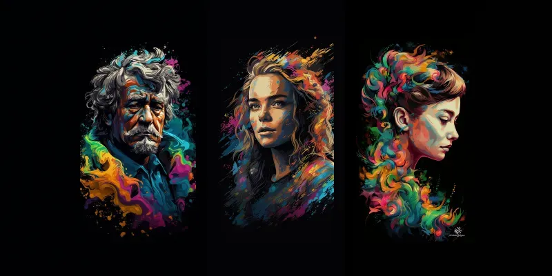 Muralists Fluidity Posters Midjourney Prompt | PromptBase