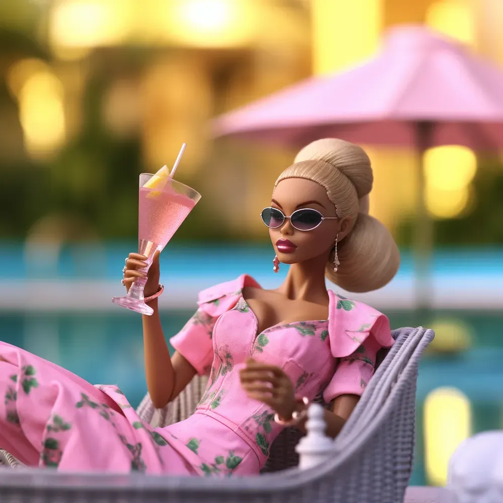 Barbie Theme Dream Shots Midjourney Prompt | PromptBase