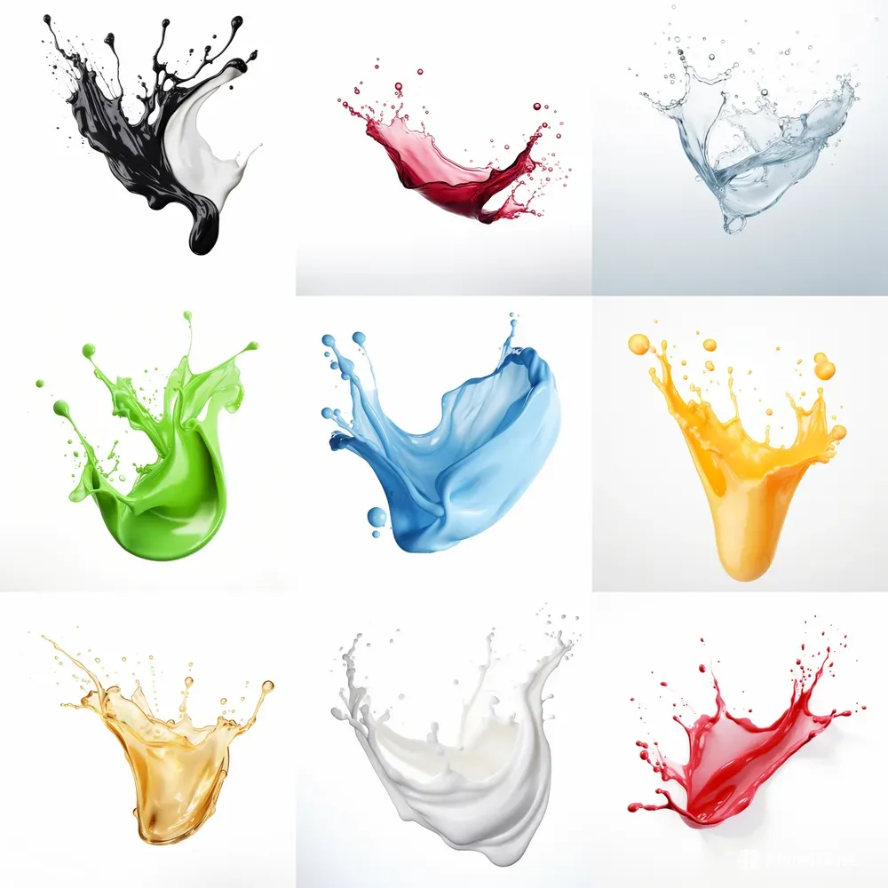 Realistic Liquid Splash Photographs Midjourney Prompt | PromptBase