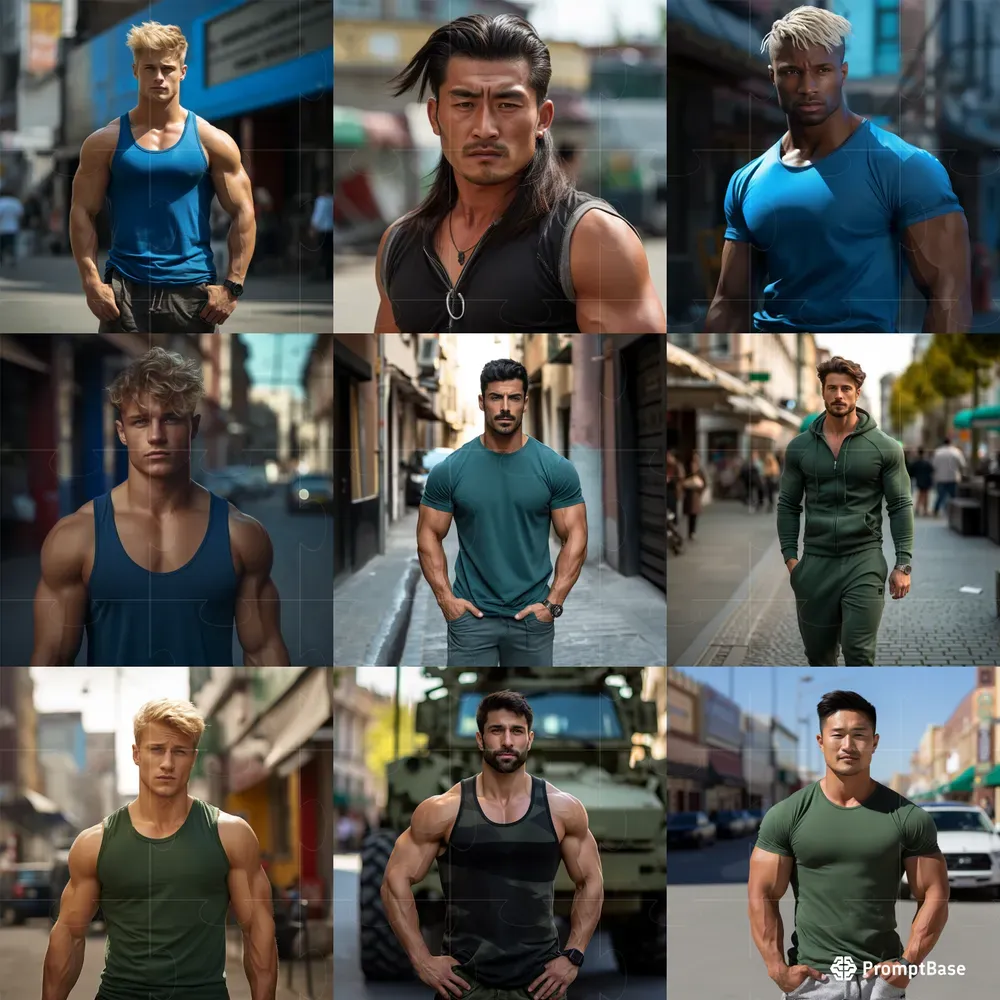 Photos Of Discipline Lean Muscle Models Midjourney Prompt | PromptBase