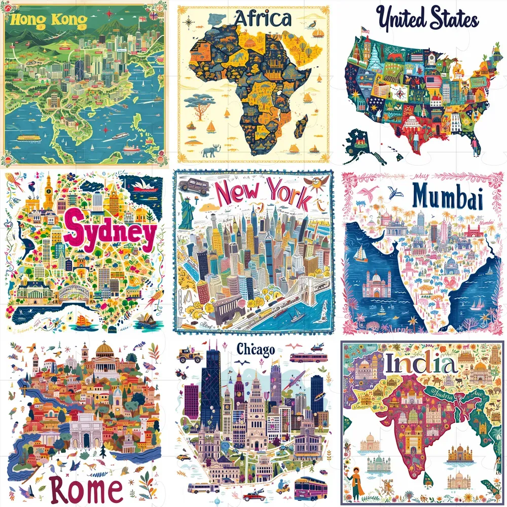 Countries And Cities Maps Versatile Looks Midjourney Prompt | PromptBase