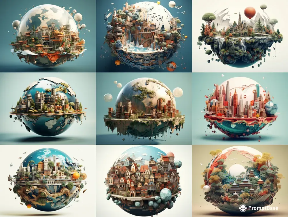 My Customized Planets Midjourney Prompt | PromptBase