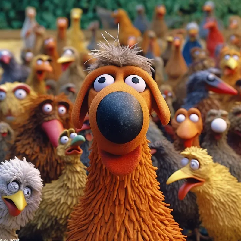Cartoon Images In Chicken Run Style Midjourney Prompt | PromptBase