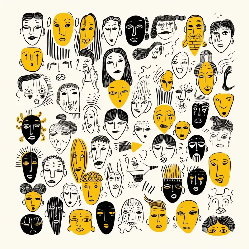 Vintage Hand Drawn Doodles Art Midjourney Prompt | PromptBase