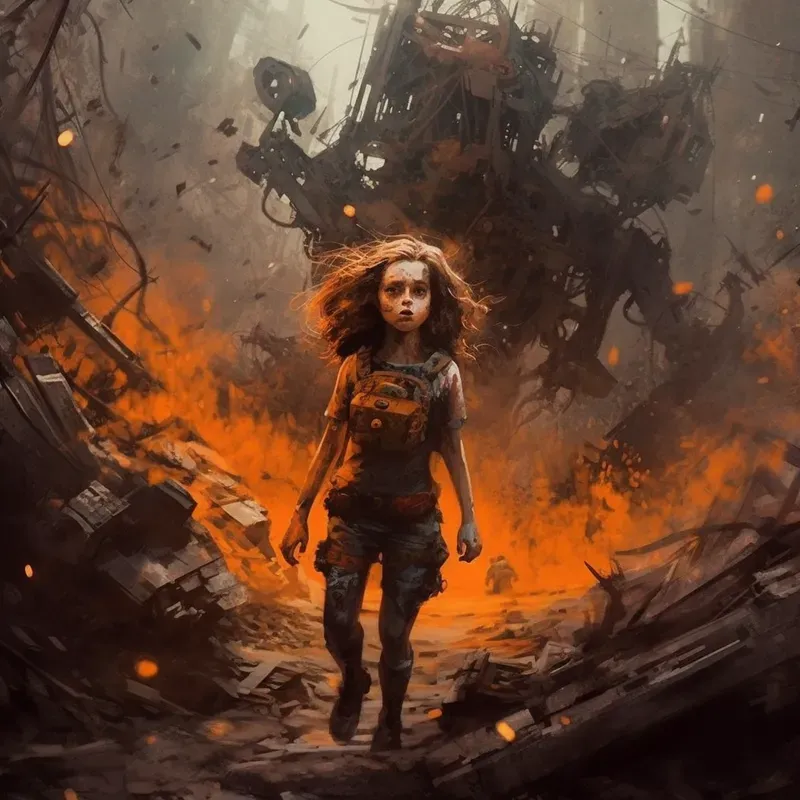 Post-apocalyptic Comics Art Midjourney Prompt | PromptBase