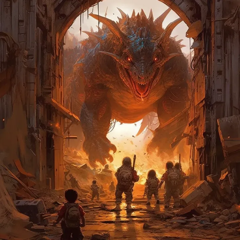 Post-apocalyptic Comics Art Midjourney Prompt | PromptBase