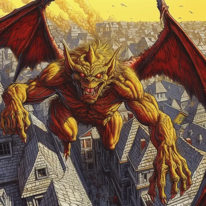 Old School Vivid Horror Illustrations Midjourney Prompt | PromptBase