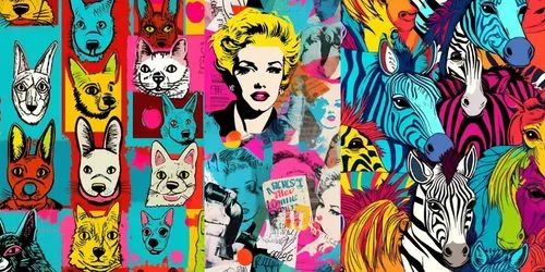 Pop Art Patterns Midjourney Prompt | PromptBase